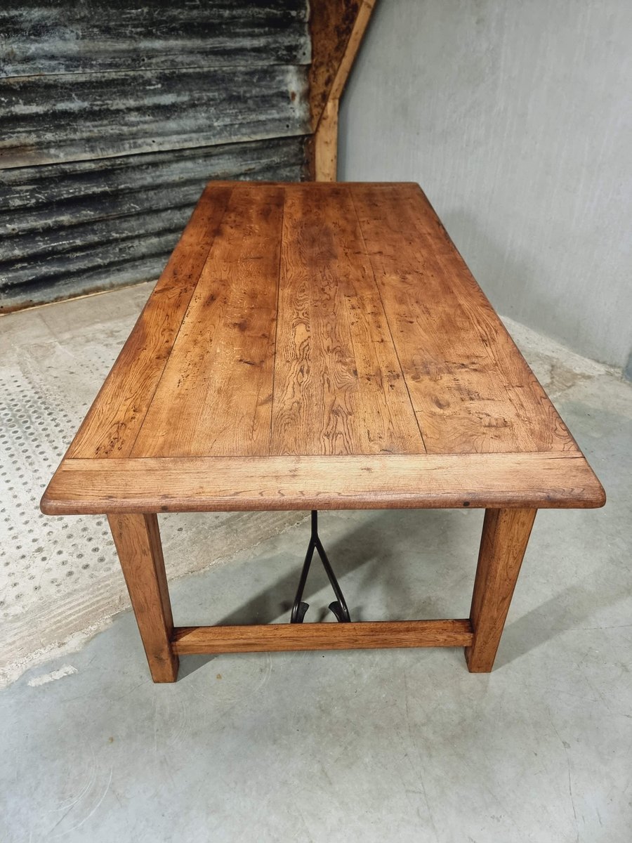 Spanish Oak Dining Table, 1990s for sale at Pamono