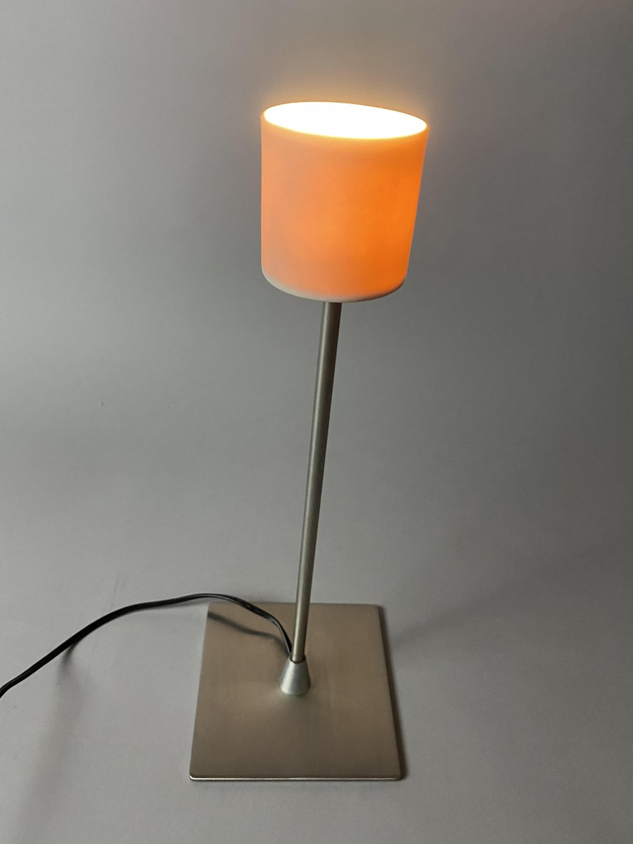 Porcelain Bedside Lamps, 1990 for sale at Pamono