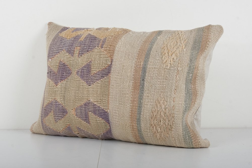 Turkish Traditional Decorative Pastel Lumbar Kilim Cushion Cover for ...