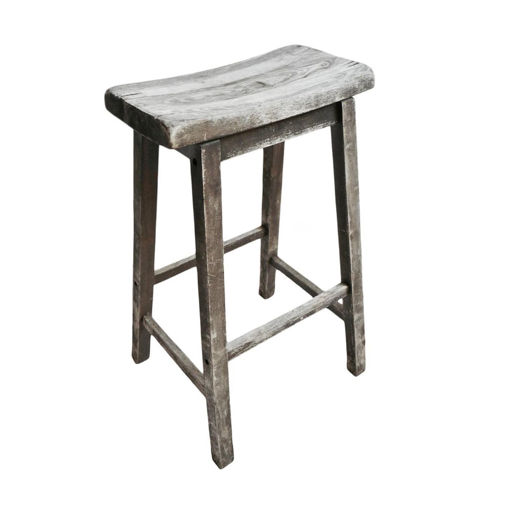 Vintage Teak Sushi Bar Stool for sale at Pamono