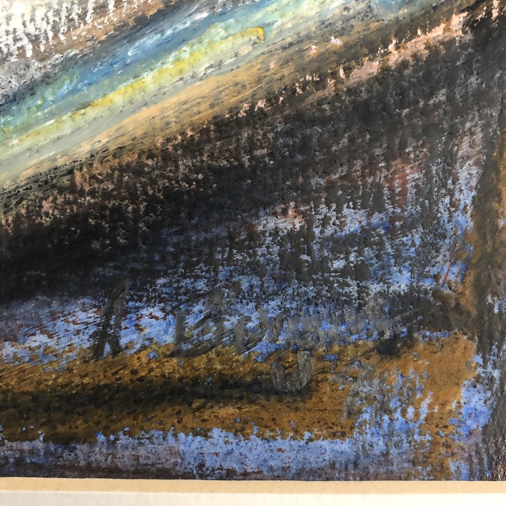 Modernist Street Scene, 1990s, Paint on Paper for sale at Pamono