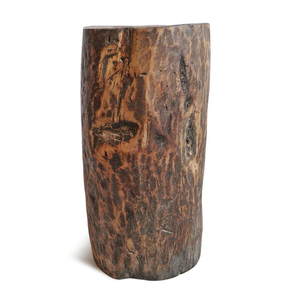 Antique India Wood Butter Pot for sale at Pamono