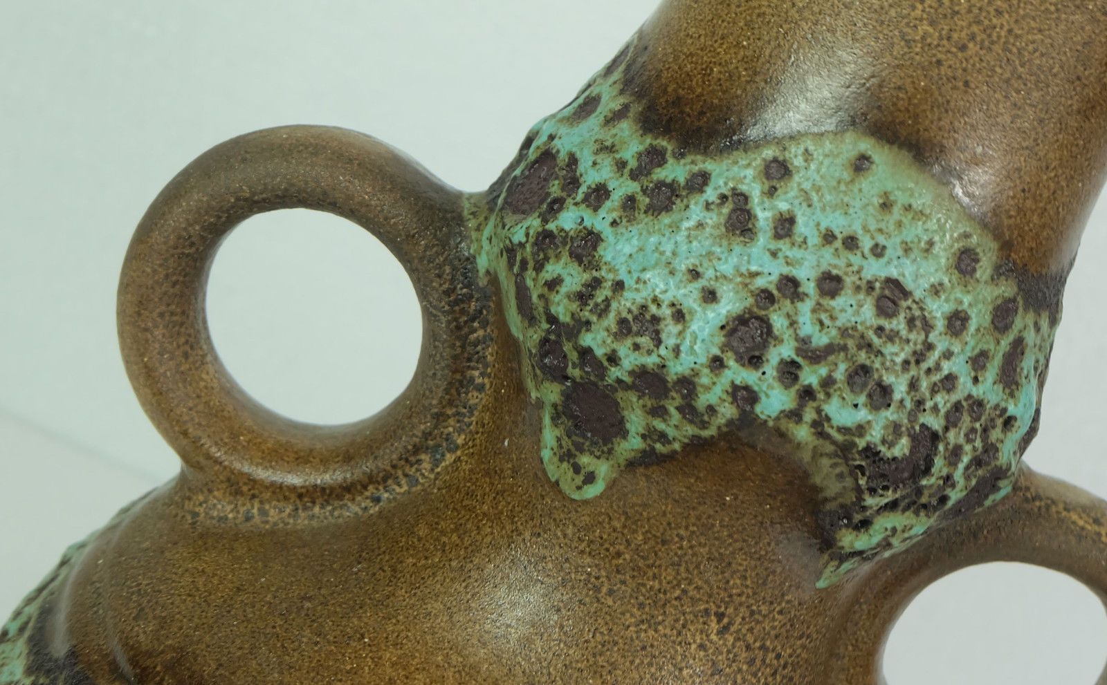 Fat Lava Vase in Braun und Grün von Dümler & Breiden, 1960er bei Pamono ...