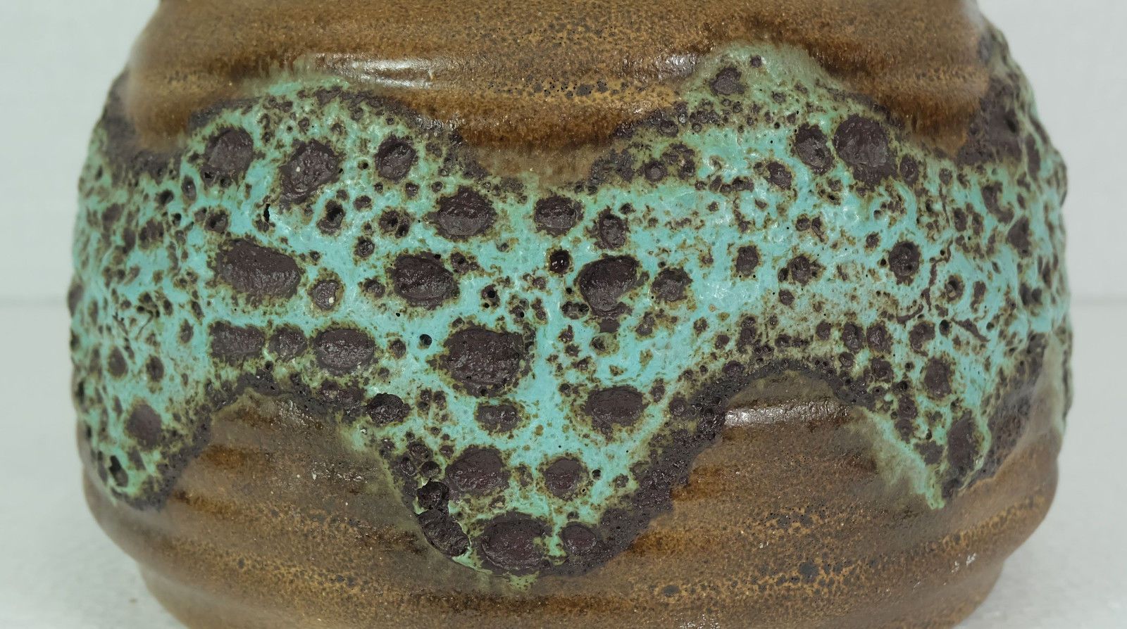 Fat Lava Vase in Braun und Grün von Dümler & Breiden, 1960er bei Pamono ...