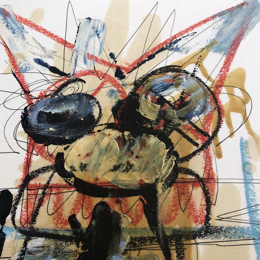 Wayne Cunningham, Abstract Figure, 1990s, Artwork on Paper for sale at ...