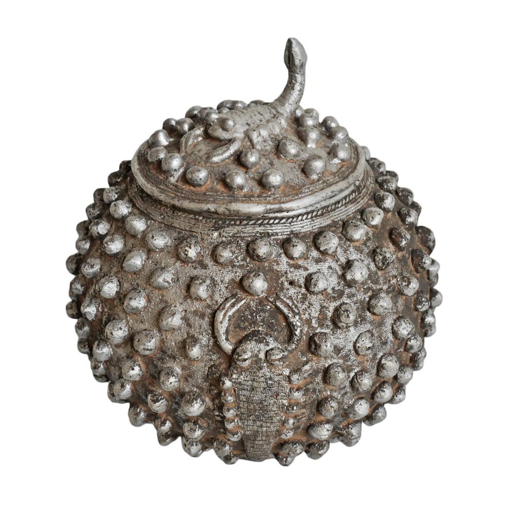 Antique Lobi Aluminum Scorpion Pot for sale at Pamono