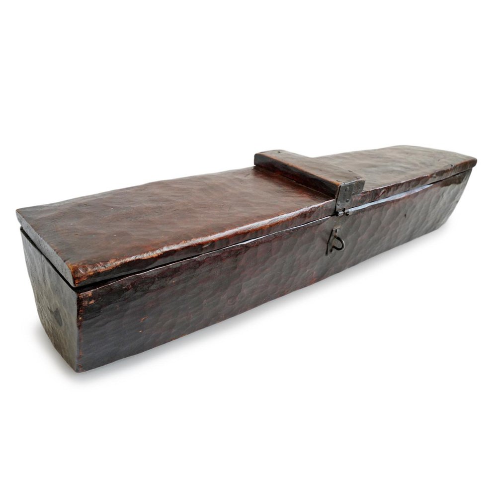 Ethiopian Wood Storage Box for sale at Pamono