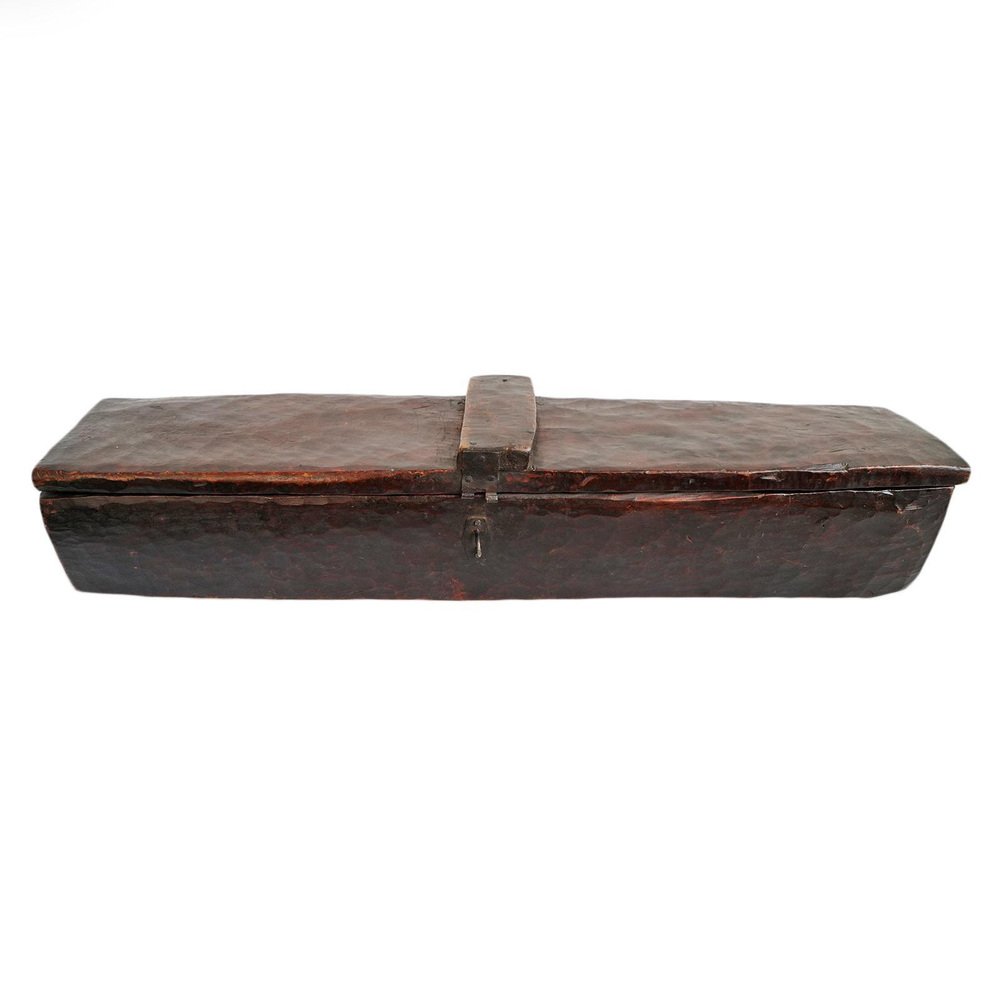 Ethiopian Wood Storage Box for sale at Pamono