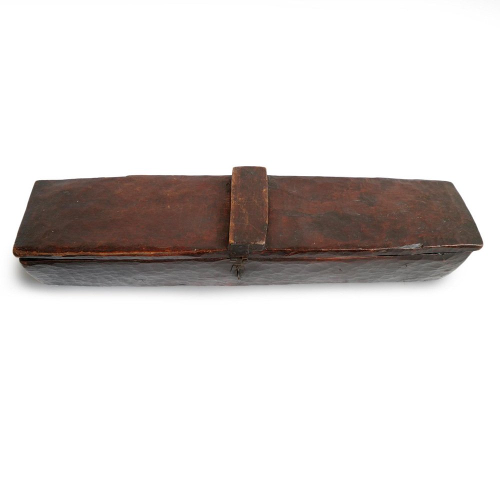 Ethiopian Wood Storage Box for sale at Pamono