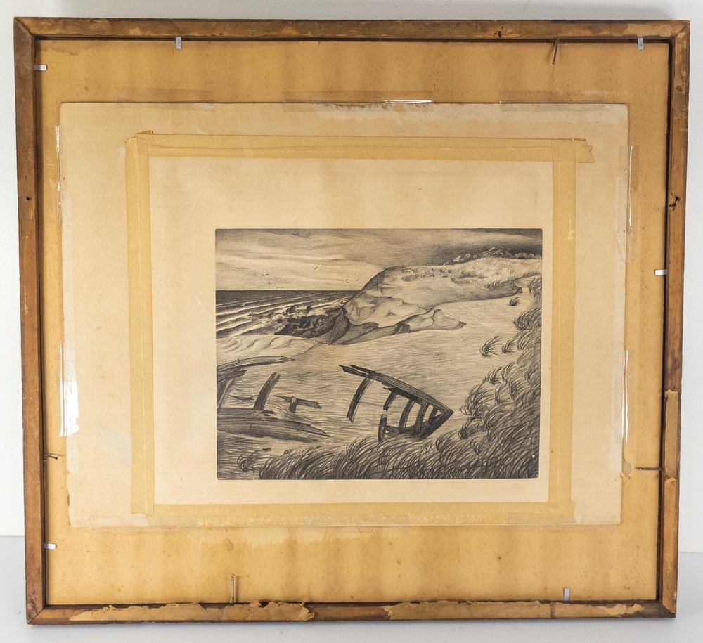 Buell Whitehead, Untitled, Lithograph Print, Framed for sale at Pamono