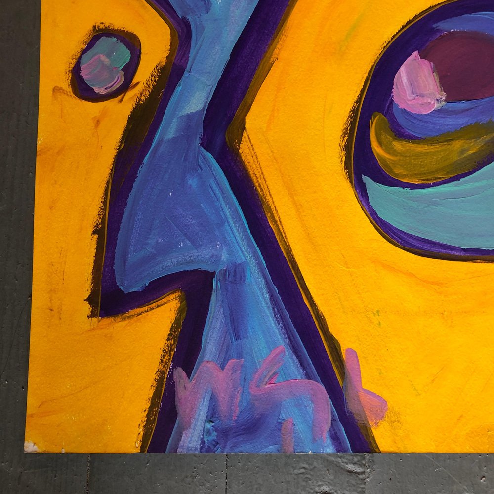 Wayne Cunningham, Abstract Composition, 2000s, Paint on Paper for sale ...