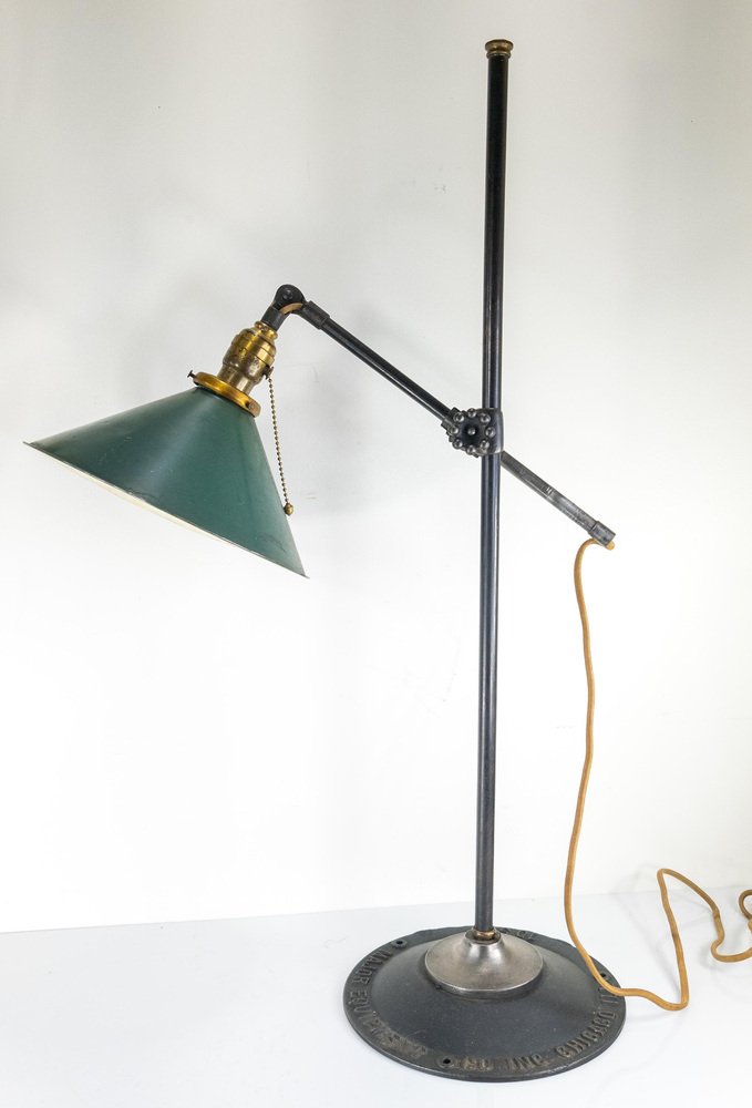 Mid-Century Modern Industrial Adjustable Table Lamp for sale at Pamono