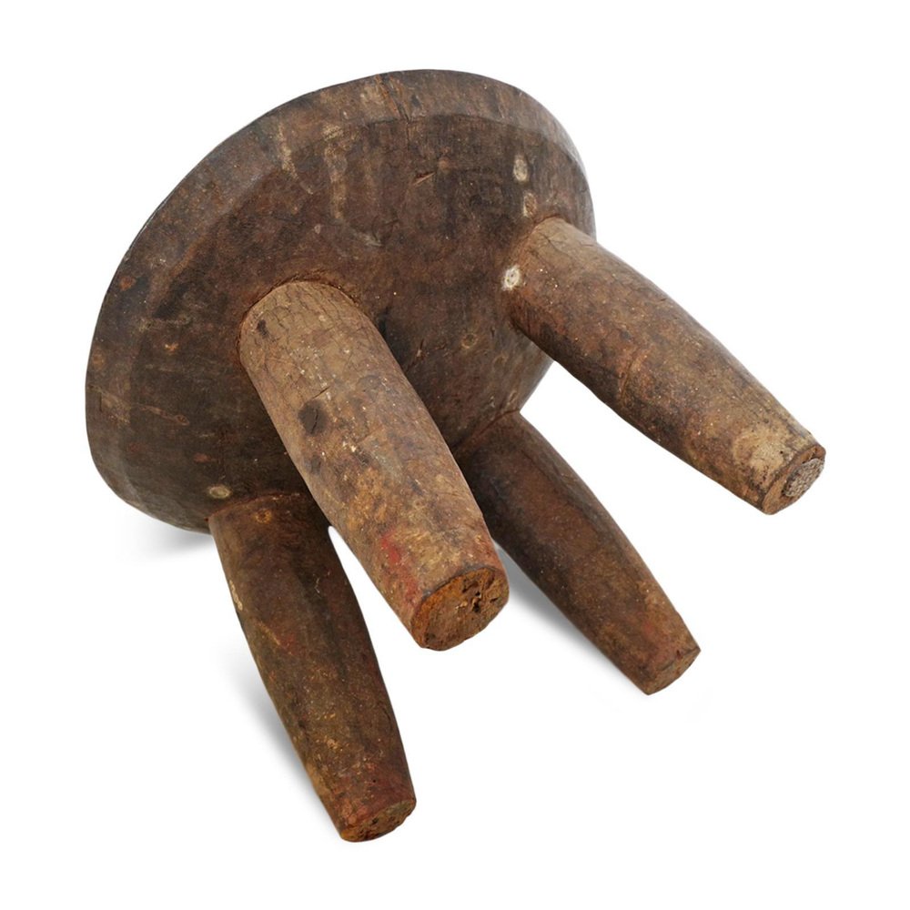 Dogon Wooden Stool for sale at Pamono