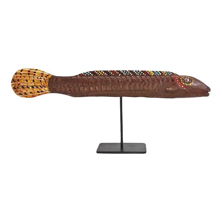 Bozo Mali Fish Puppet on Stand for sale at Pamono
