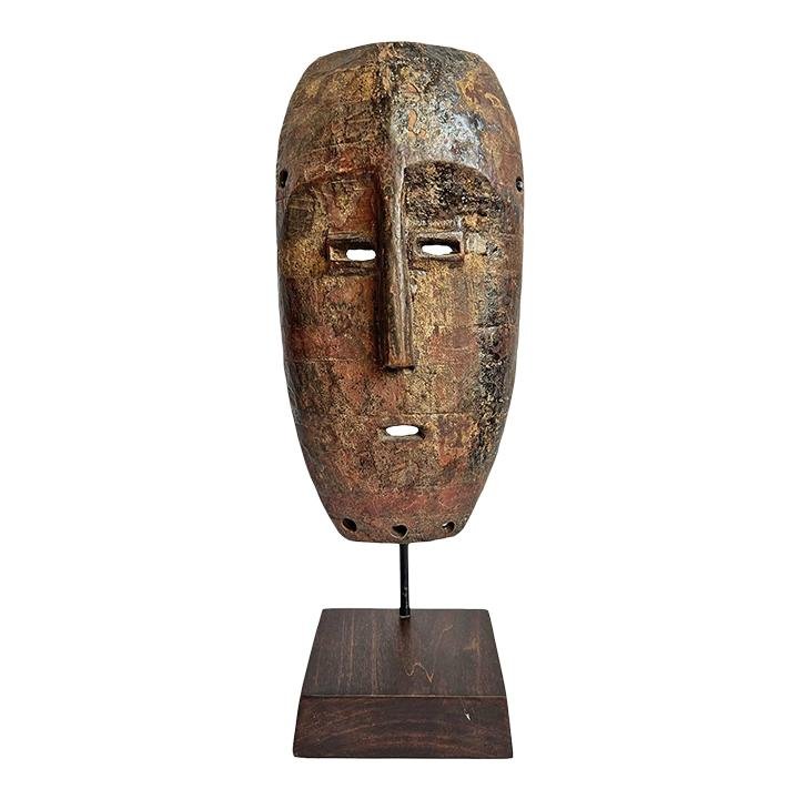 Antique Lele Mask on Stand for sale at Pamono