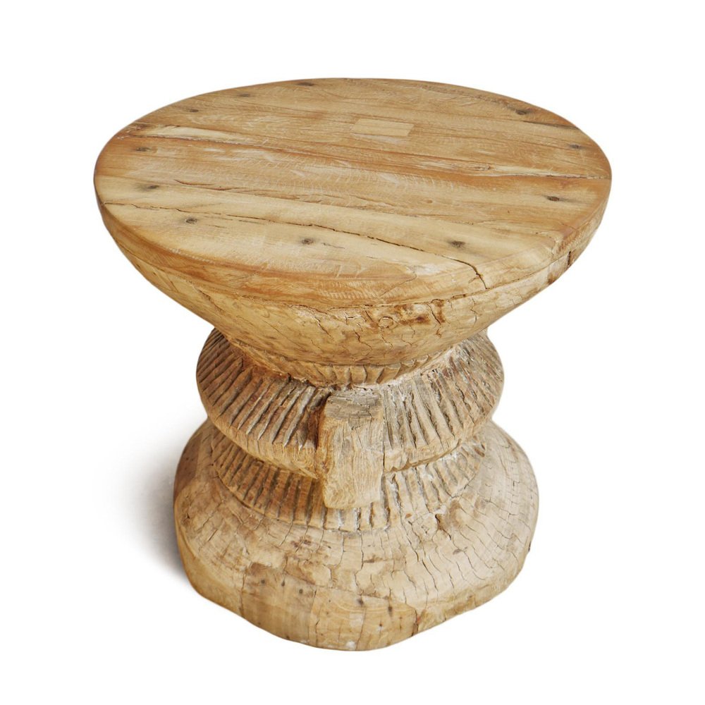 Vintage Ukhali Wood Side Table for sale at Pamono