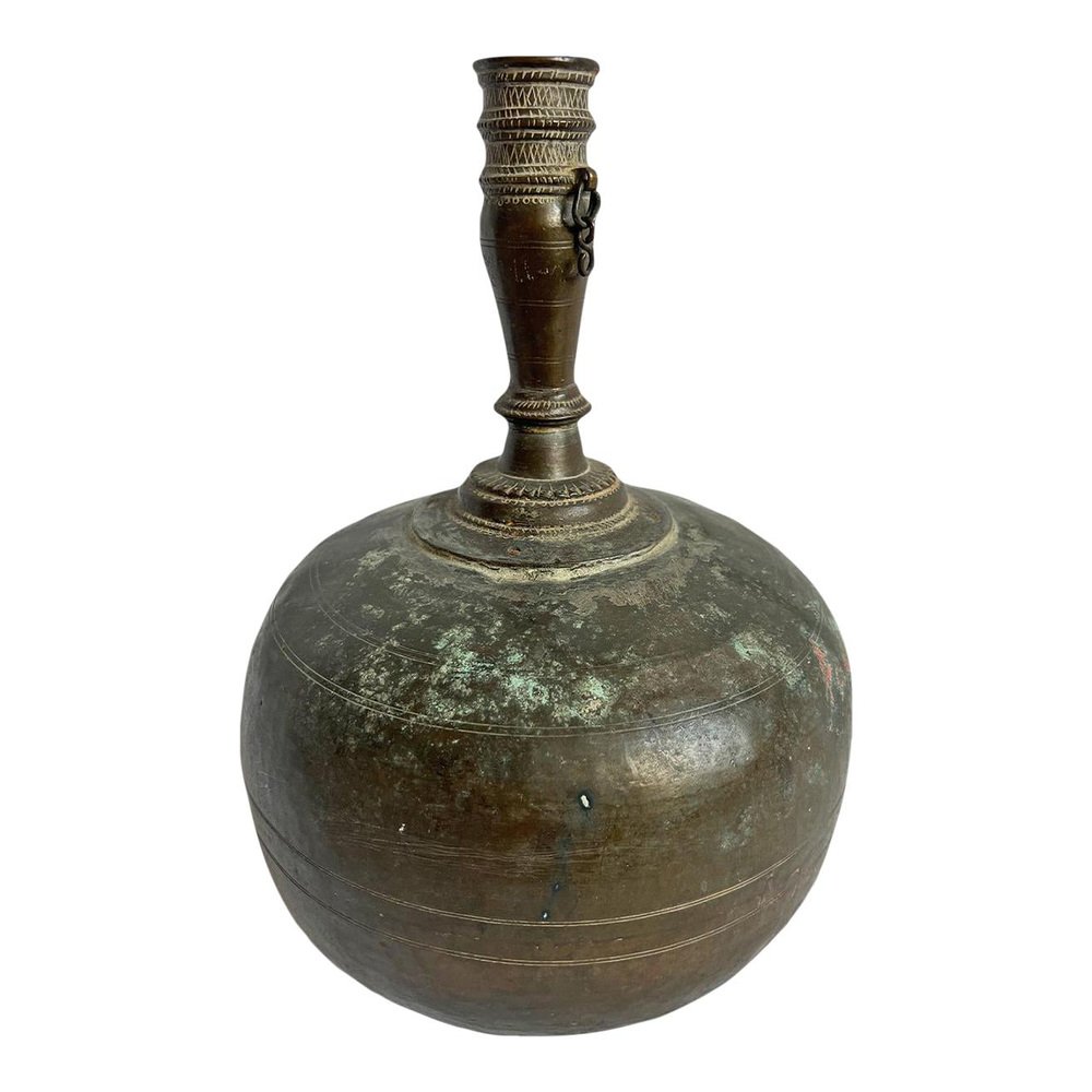 Antique Bronze North India Wine Carafe for sale at Pamono