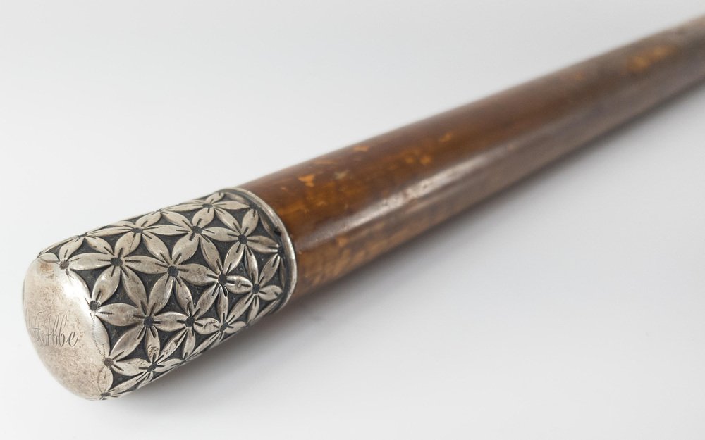 Art Nouveau Sterling Silver Cane for sale at Pamono