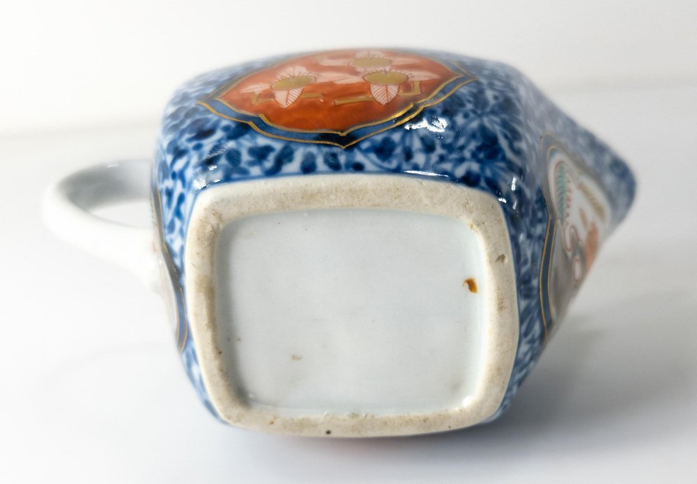 Antique Japanese Blue and White Polychrome Water Dropper for sale at Pamono