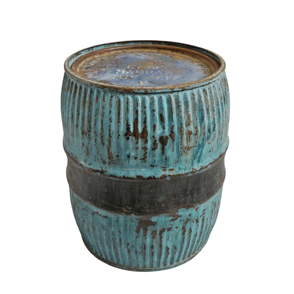 Vintage Small Iron Barrel for sale at Pamono