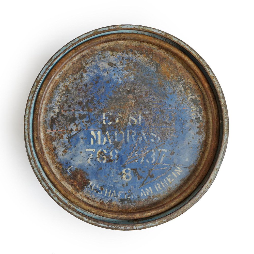 Vintage Small Iron Barrel for sale at Pamono