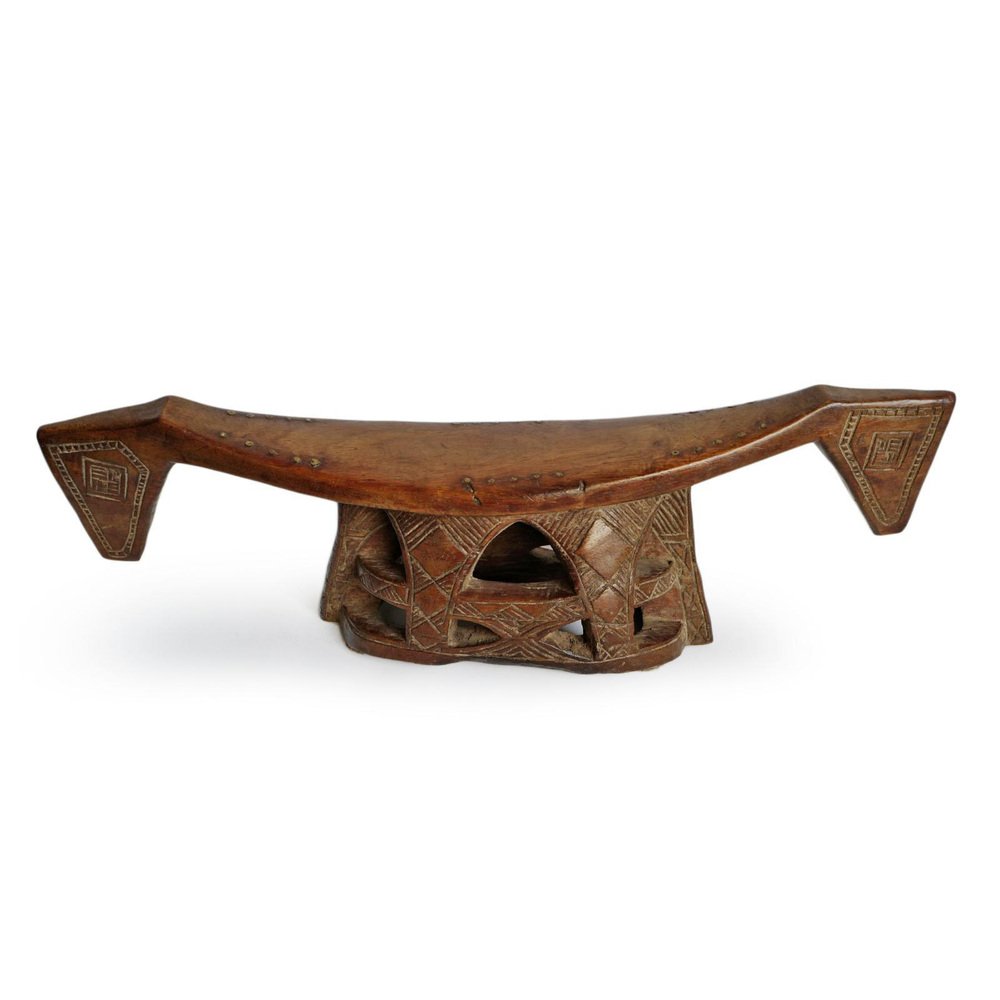 Kuba Headrest Zaire, 1970s for sale at Pamono