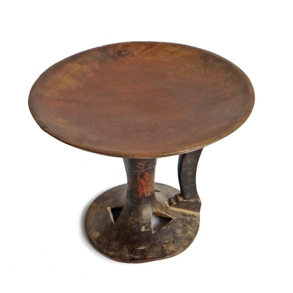 Vintage Naga Serving Bowl Stool for sale at Pamono
