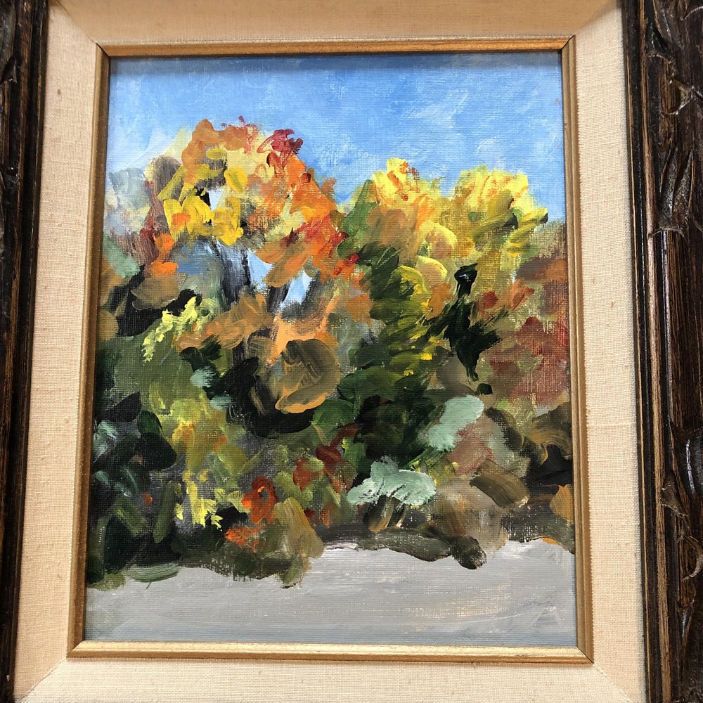 Fall Landscape, 1990s, Painting on Canvas for sale at Pamono