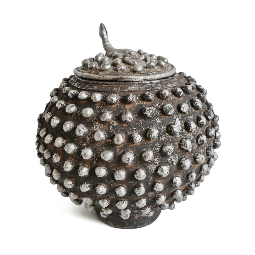 Antique Lobi Aluminum Scorpion Pot for sale at Pamono