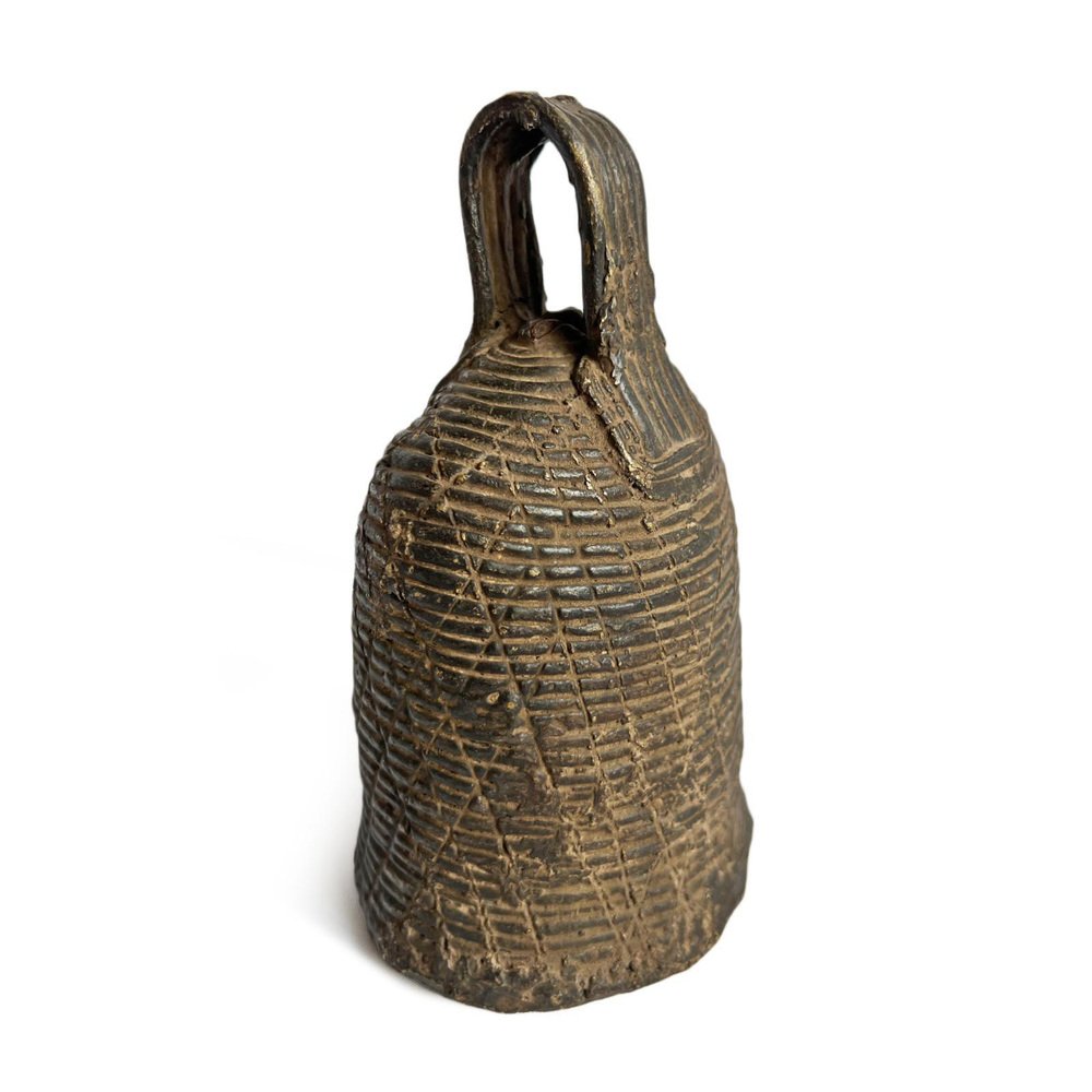 Antique West African Bronze Igbo Bell for sale at Pamono