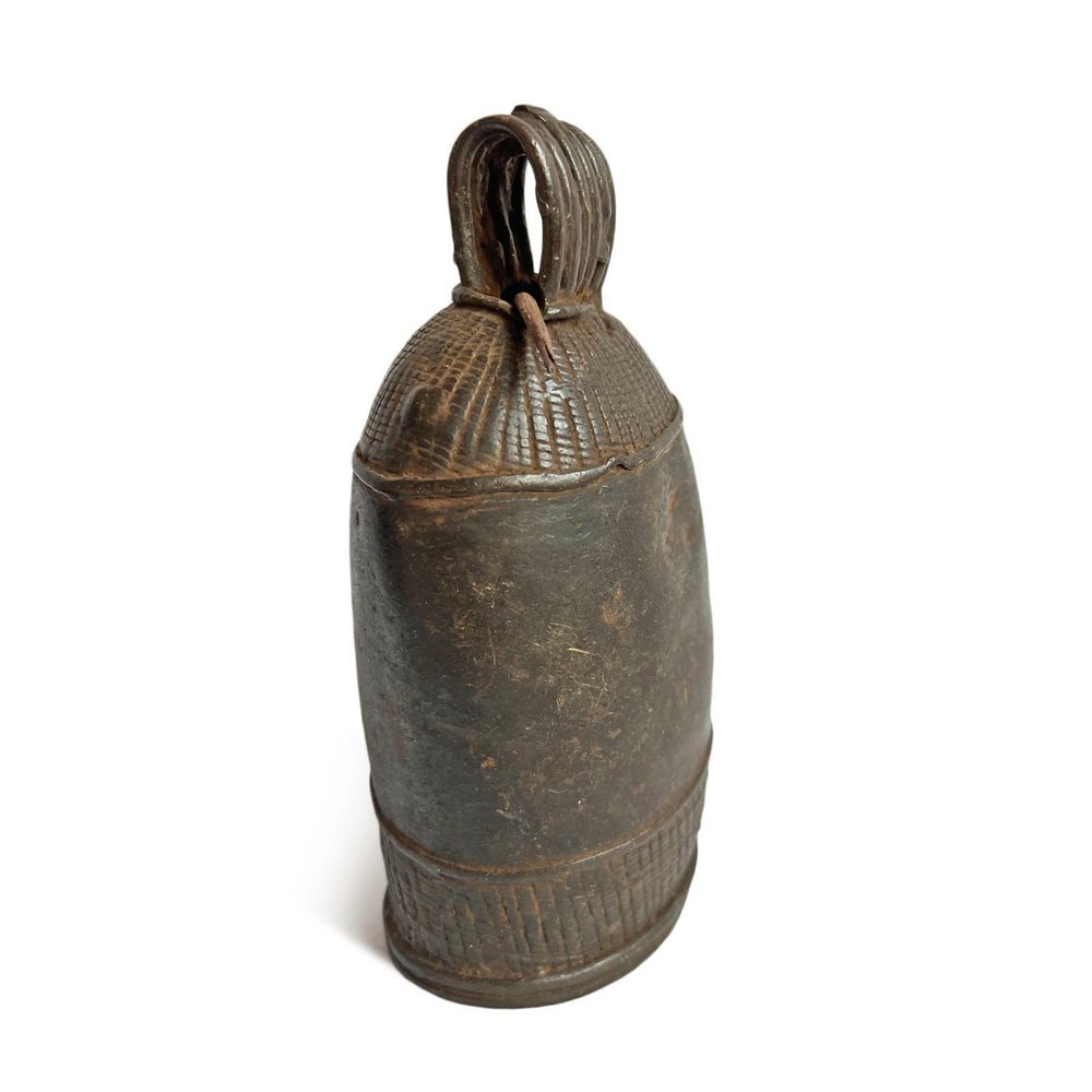 Antique West African Bronze Igbo Bell for sale at Pamono