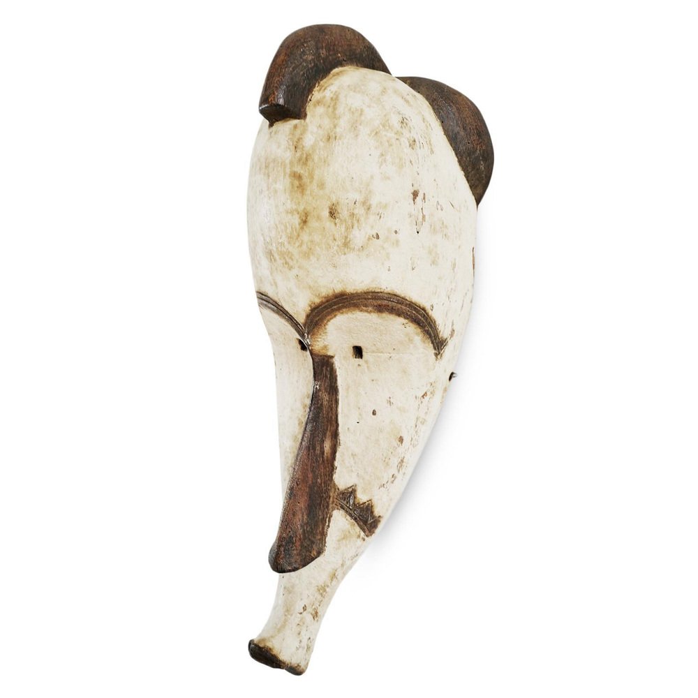 Vintage White Fang Gabon Mask for sale at Pamono