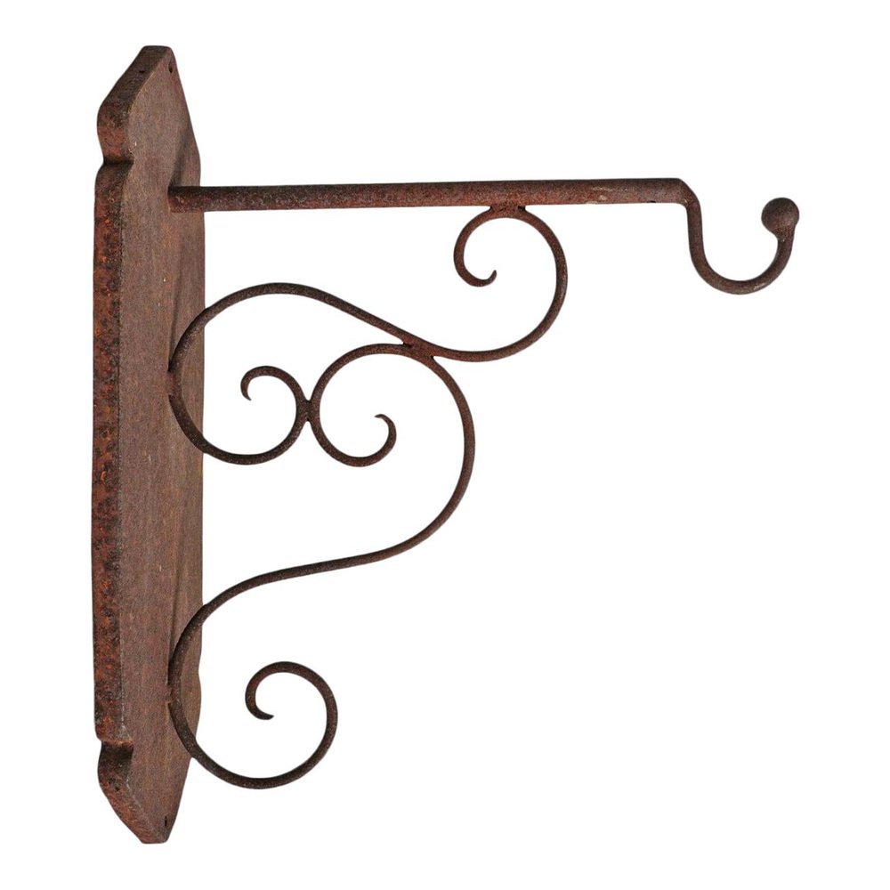 Vintage Iron Rust Wall Bracket for sale at Pamono