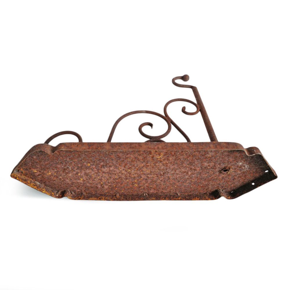 Vintage Iron Rust Wall Bracket for sale at Pamono