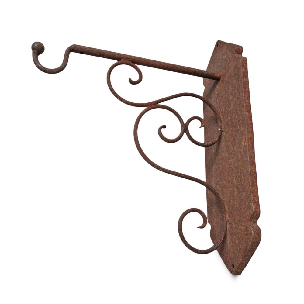 Vintage Iron Rust Wall Bracket for sale at Pamono