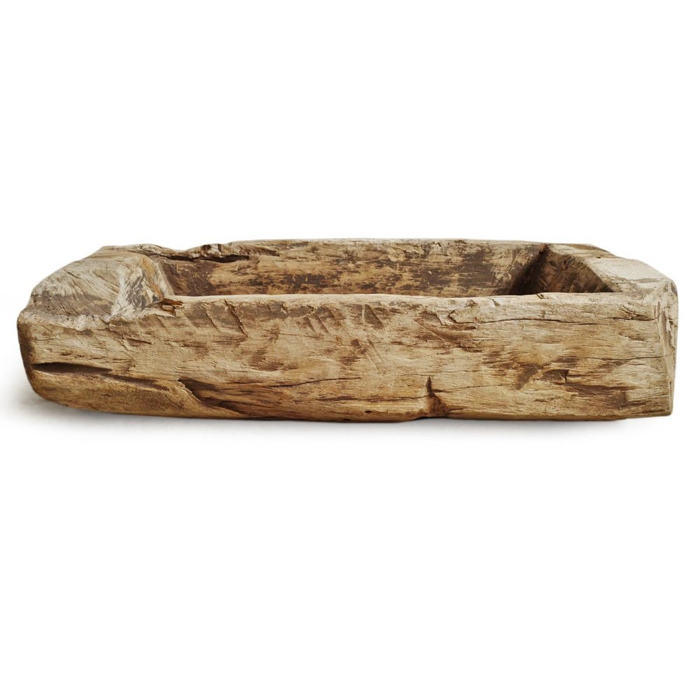 Antique Indian Narrow Wood Trough for sale at Pamono
