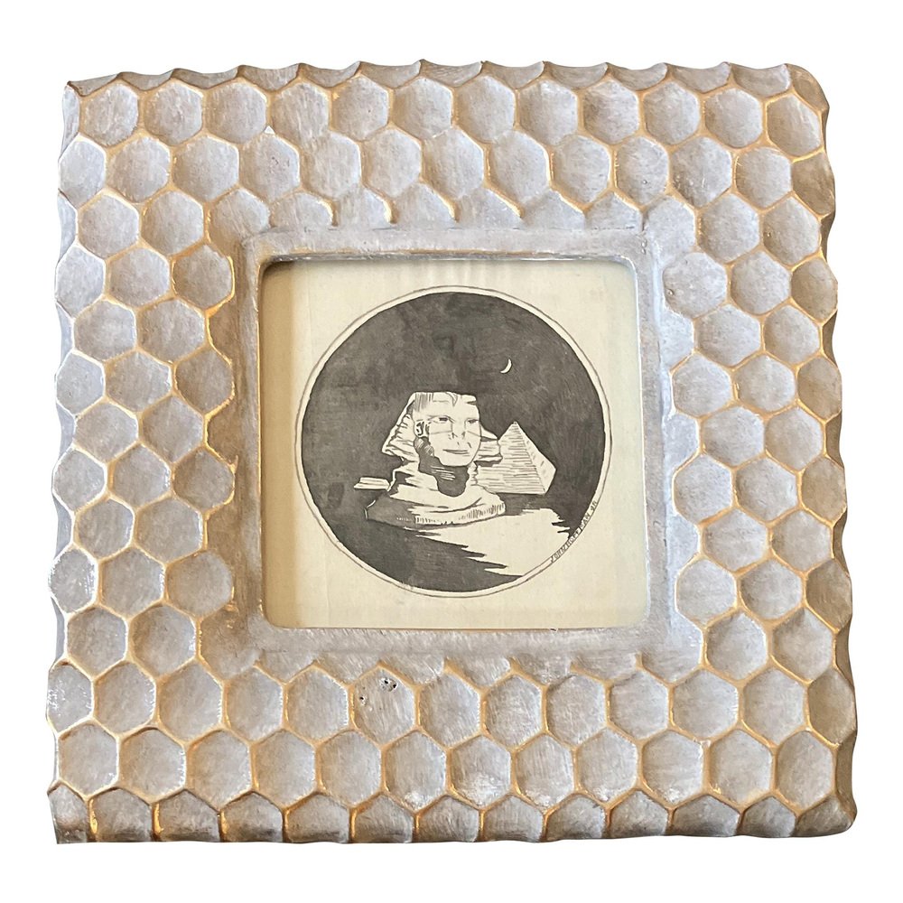 Art Deco Sphinx Miniature, 1920s, Ink Drawing, Framed for sale at Pamono