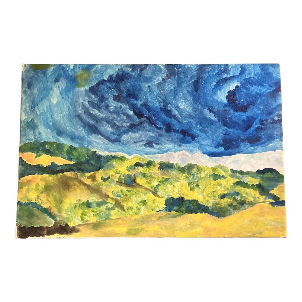 Landscape, 1980s, Painting on Canvas for sale at Pamono