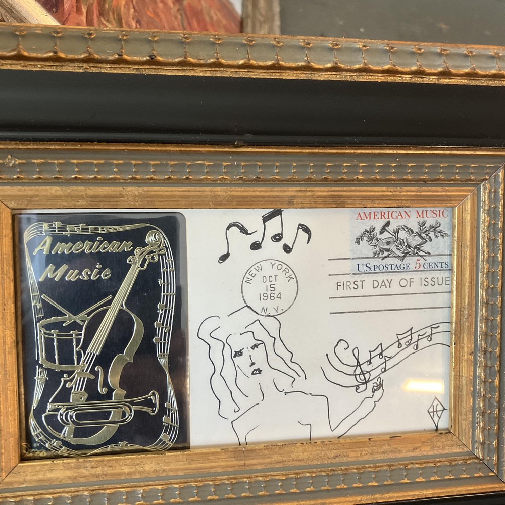 Judy Henn, First Day as a Groupie, 2000s, Artwork on Paper, Framed for ...