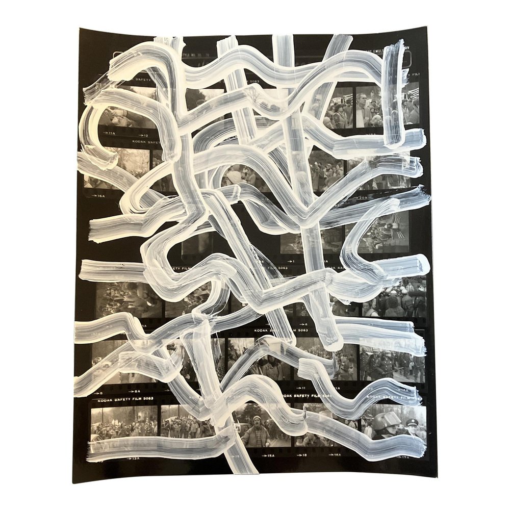 Wayne Cunningham, Composition, 2000s, Paint on Paper for sale at Pamono