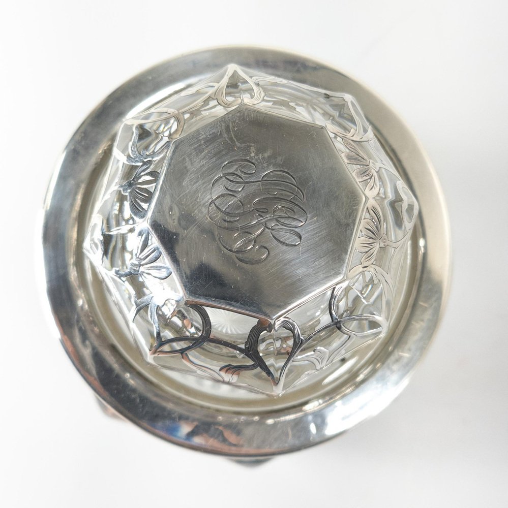 Great Description About Glass With Silver Overlay
