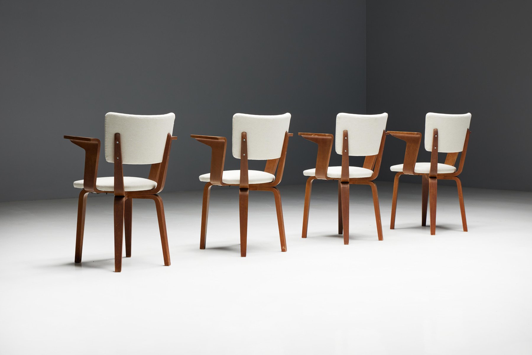 Dining Chairs by Cor Alons for Gouda Den Boer, 1950s for sale at Pamono