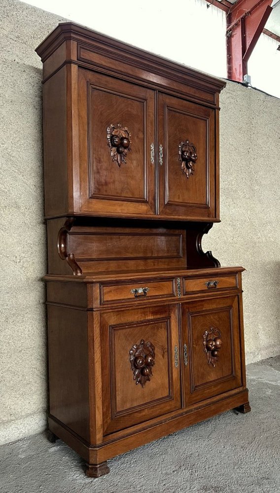 Napoleon III Doppel-Sideboard aus Mahagoni bei Pamono kaufen