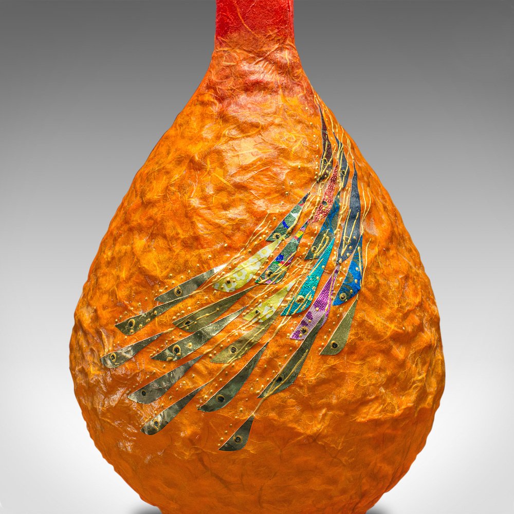 English Art Glass Bulb Posy Vase by Margaret Johnson, 2000s for sale at ...