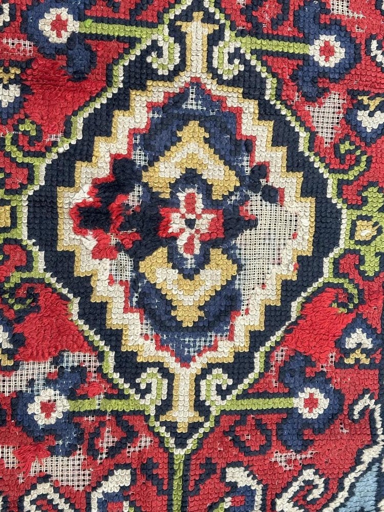Small Mid-Century French Cogolin Rug, 1940s for sale at Pamono