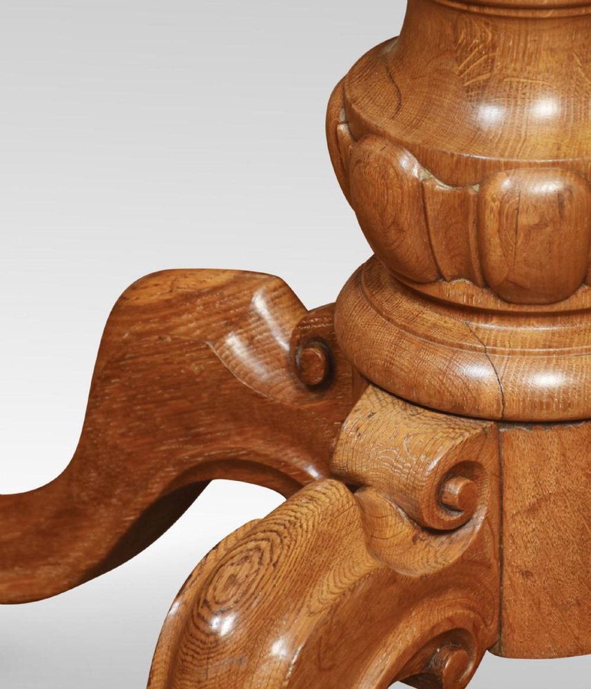 19th Century Oak Drum Table for sale at Pamono