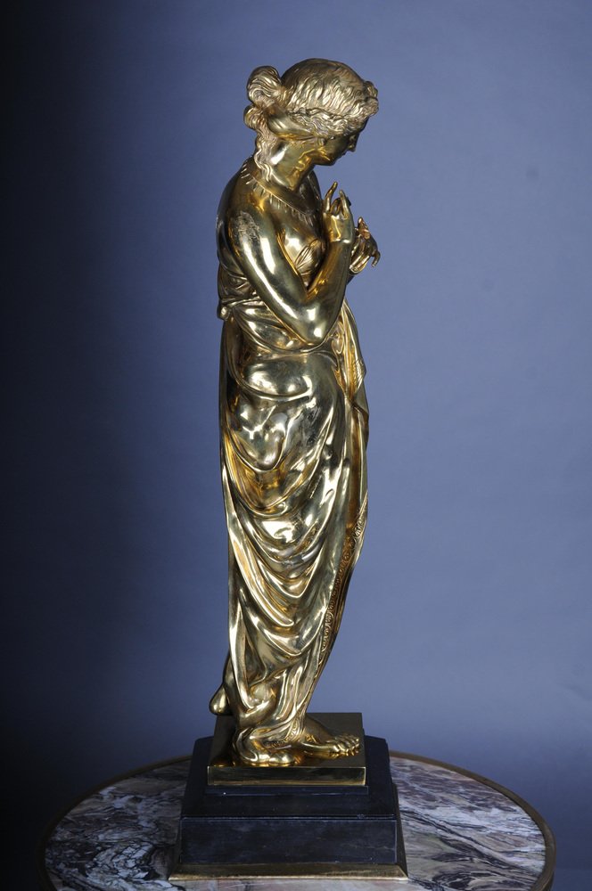 Large Antique Bronze Sculptures, 1800s, Set of 2 for sale at Pamono