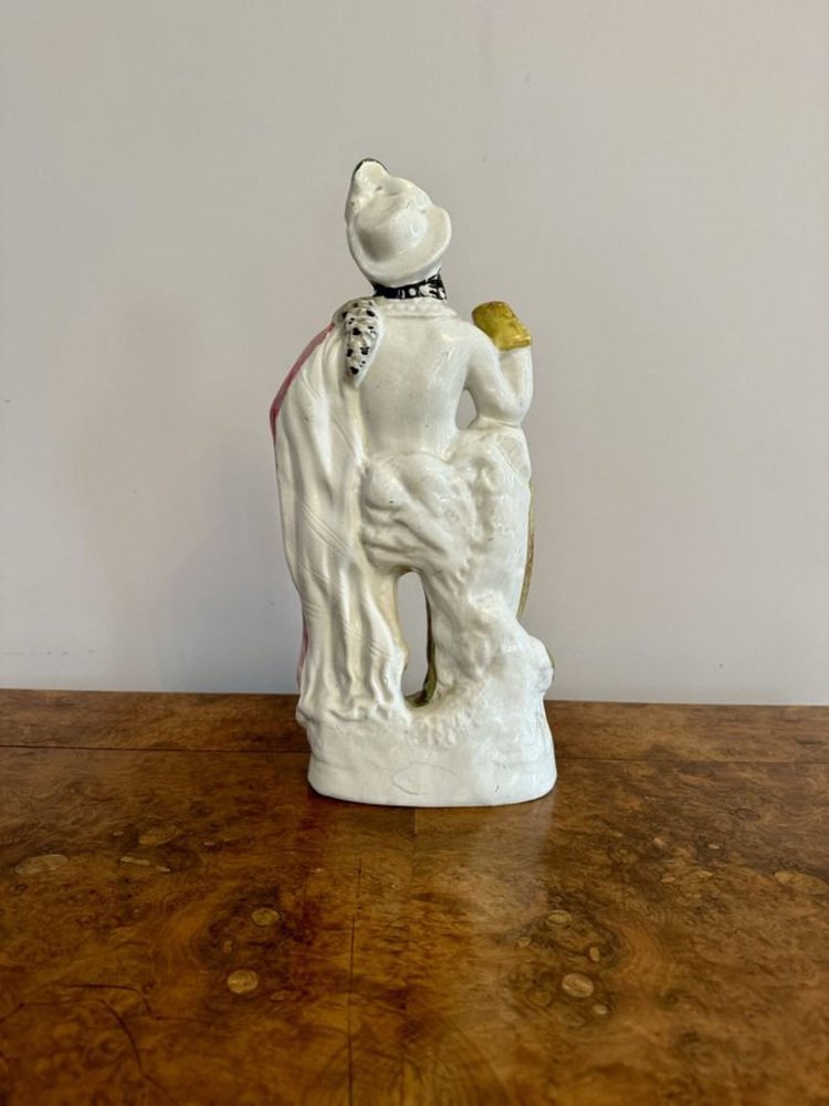 Large Antique Victorian Robin Hood Staffordshire Figure, 1880s for sale ...