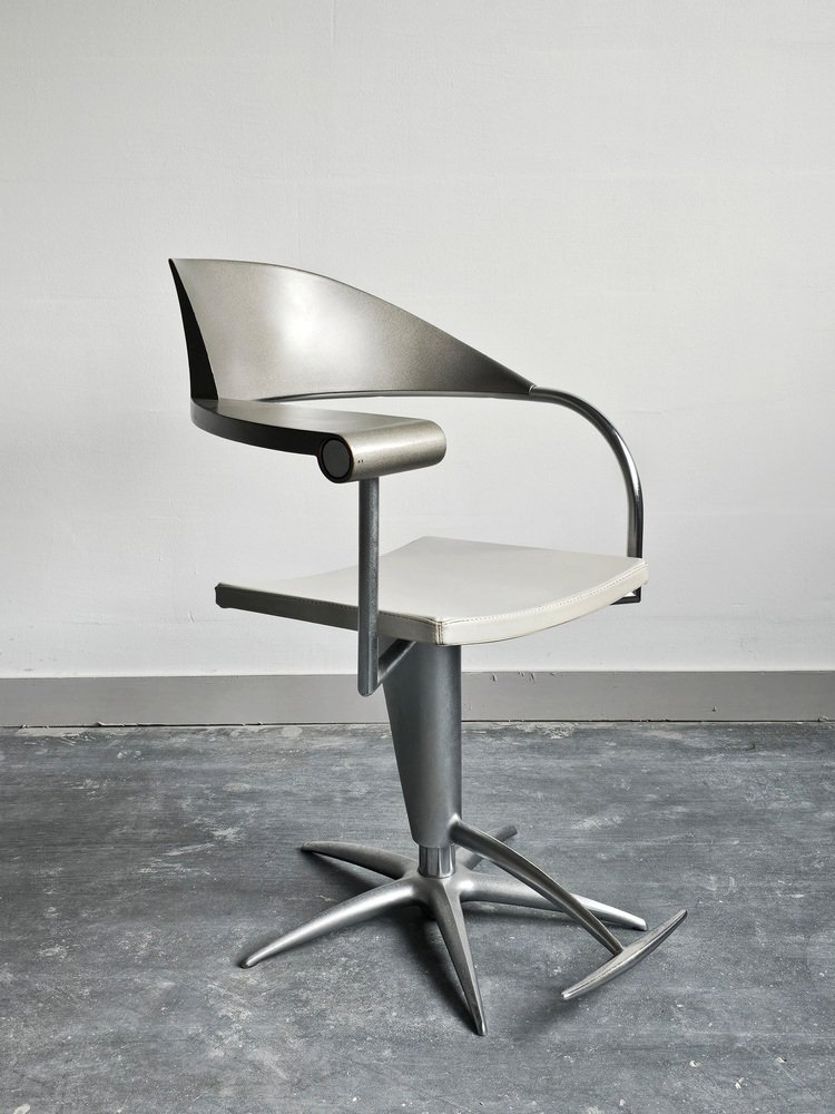 Techno Barber Chair attributed to Philippe Starck for Loreal, France ...