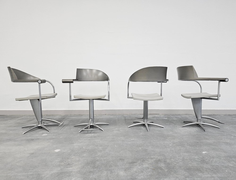 Techno Barber Chair attributed to Philippe Starck for Loreal, France ...